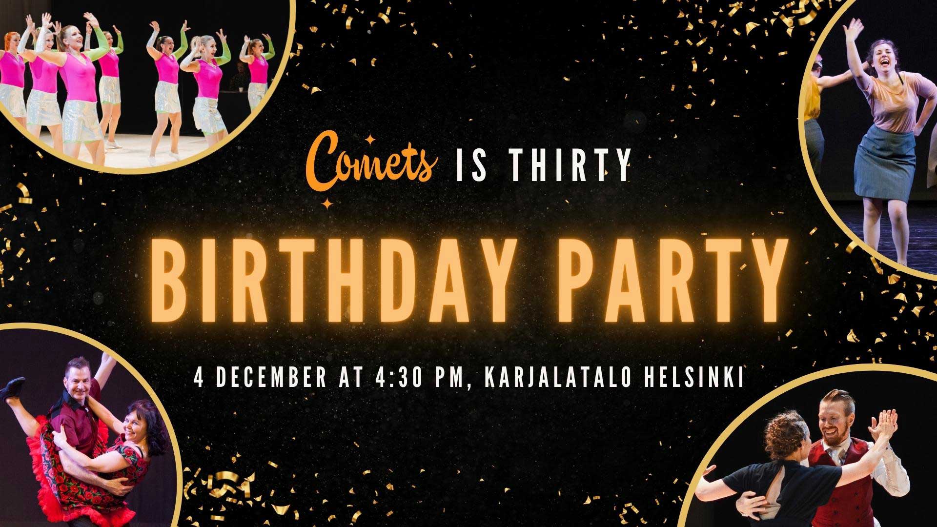 Comets 30th anniversary party - Comets